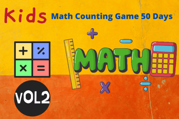 Free Book Kids Math Counting Game 50 Days-VOL2