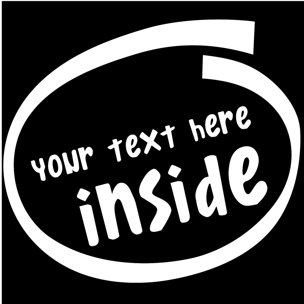 Funny Graphic Any Color Vinyl Sticker Decal 1 Sticker 5.5 x 5.5 cm.