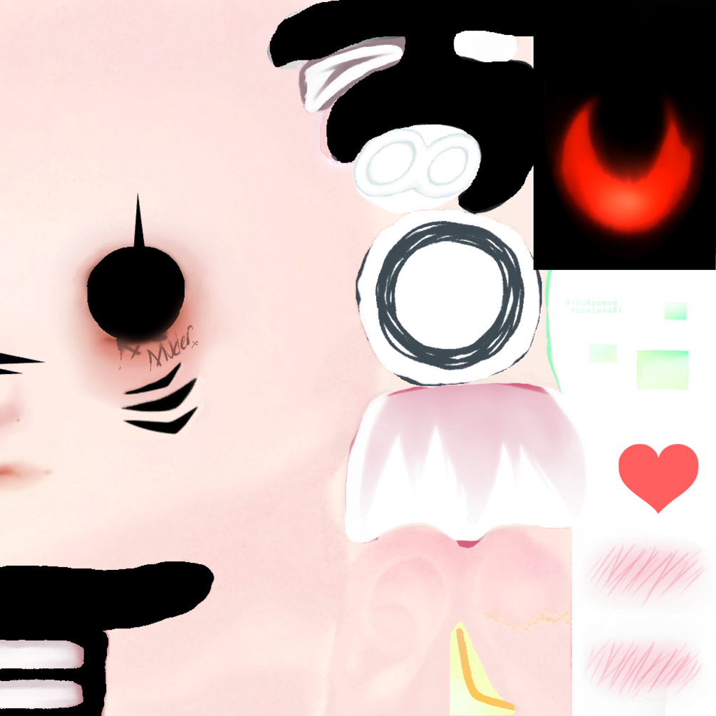 vr chat faces and tattos