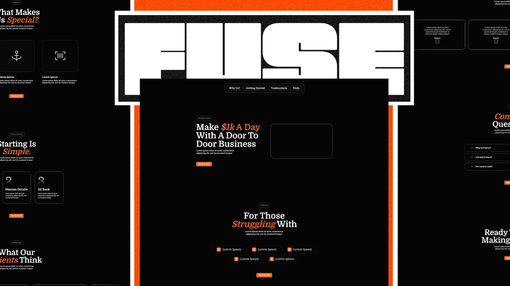 Fuse - Landing Page Template