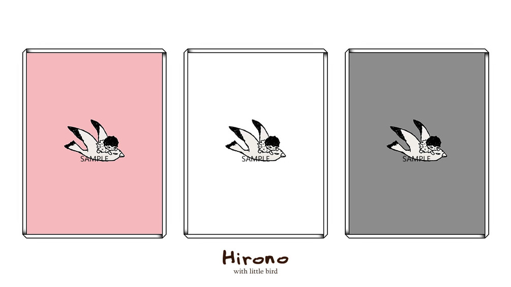 HIRONO with little bird - Inspired Wallpaper/Poster in 3 Styles