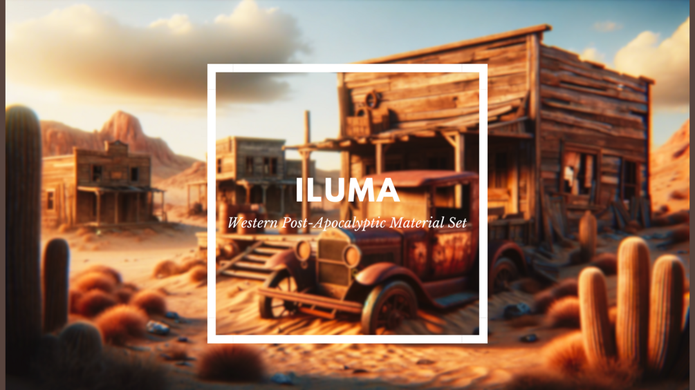 Blender Western Post-Apocalyptic Material Set