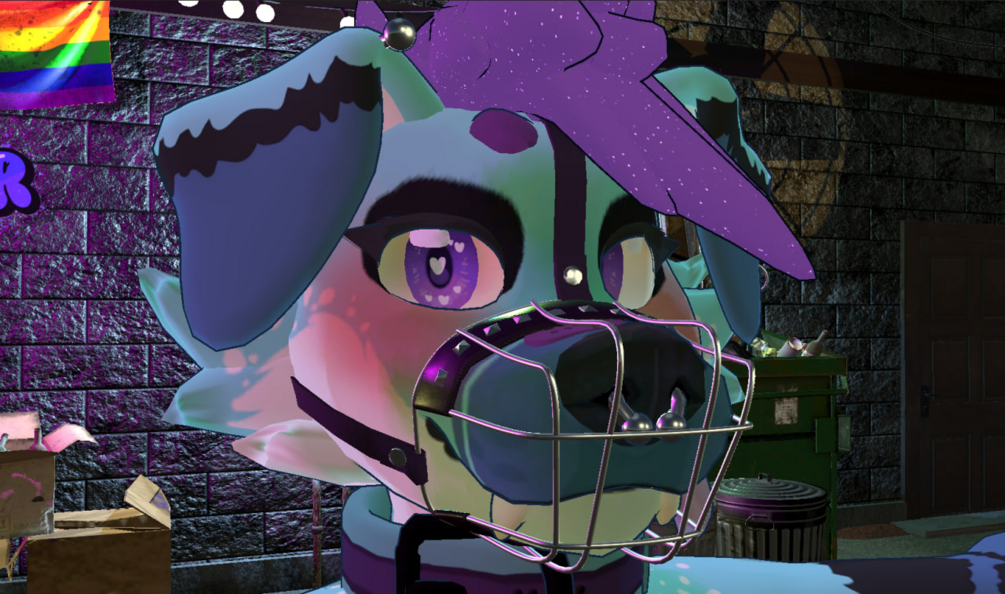 Puppy Muzzle (Customizable) | for Skip4D's Puppy Base