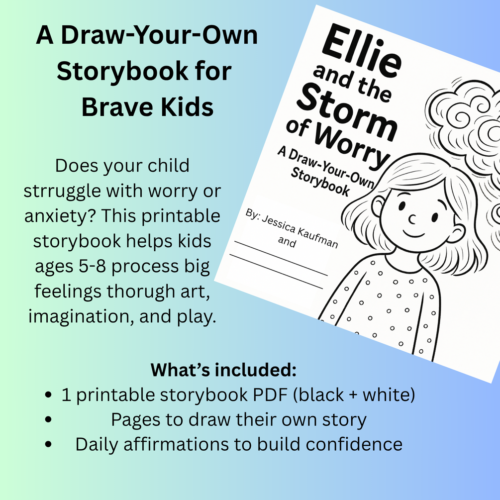 Ellie and the Storm of Worry (Draw your own story)