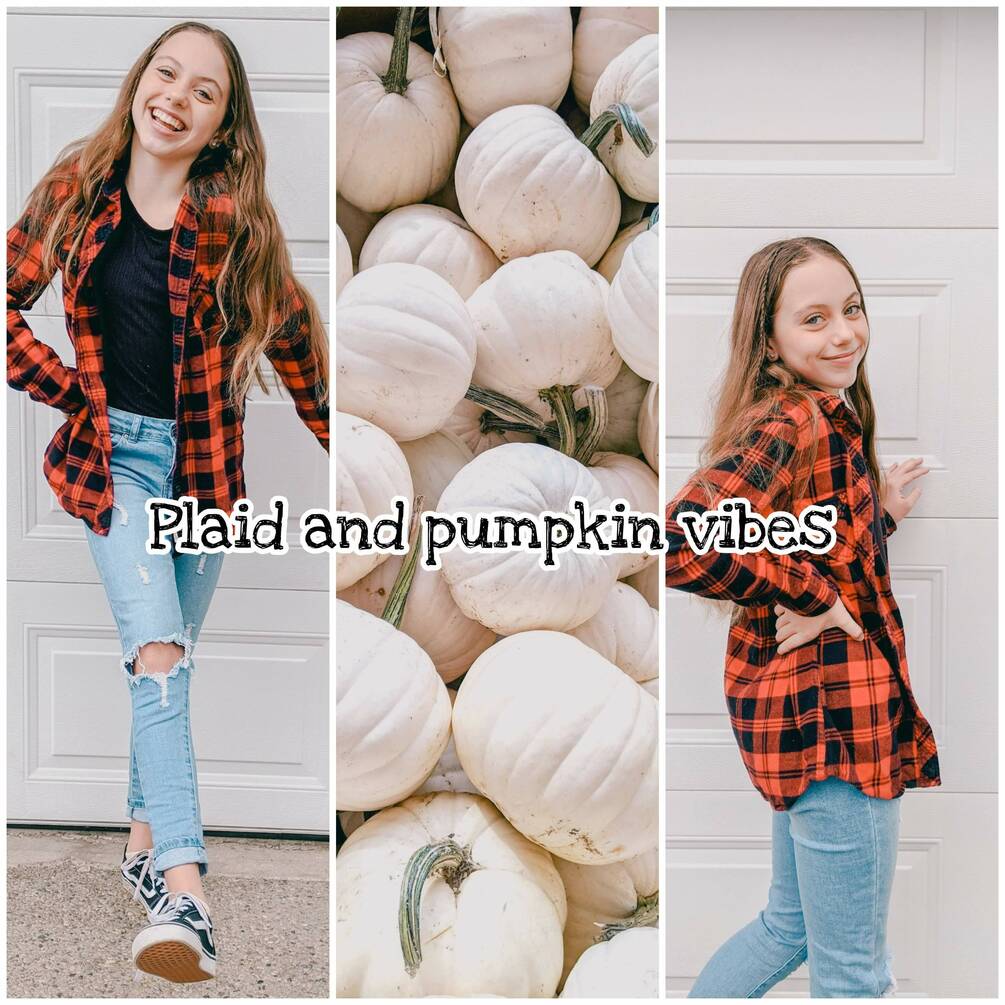 Plaid & Pumpkin Vibes preset