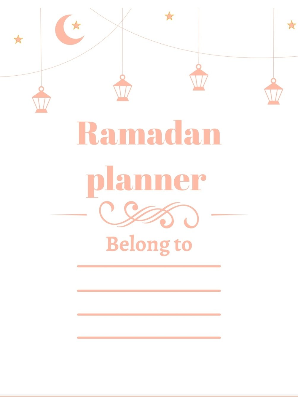 ramadan planner journal notebook