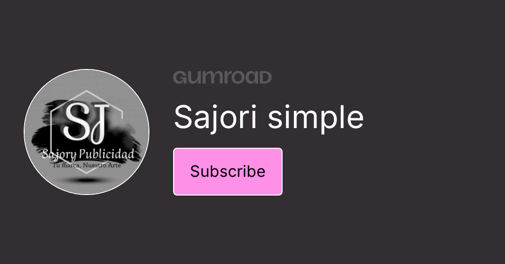 Sajori simple