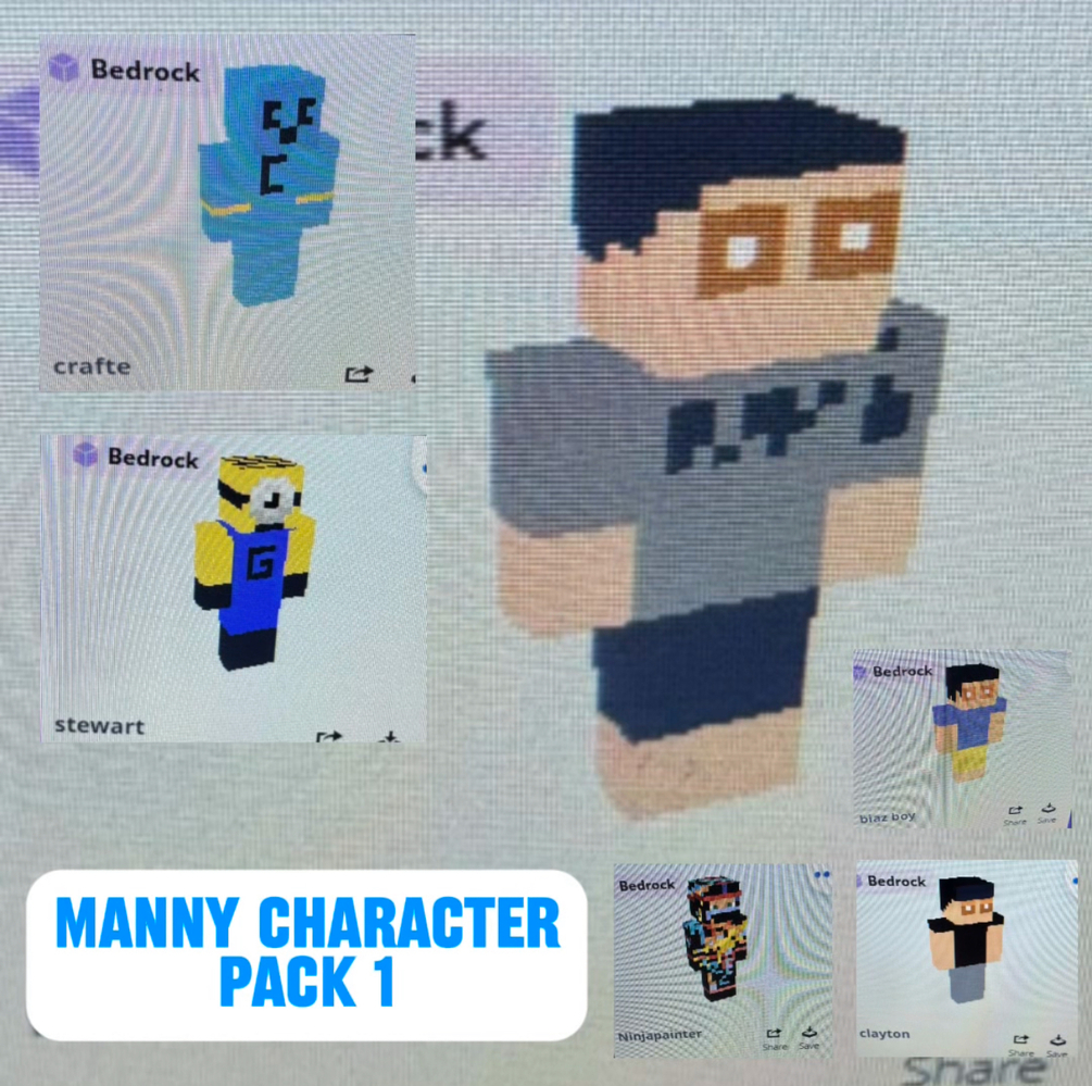 Manny Character pack 1