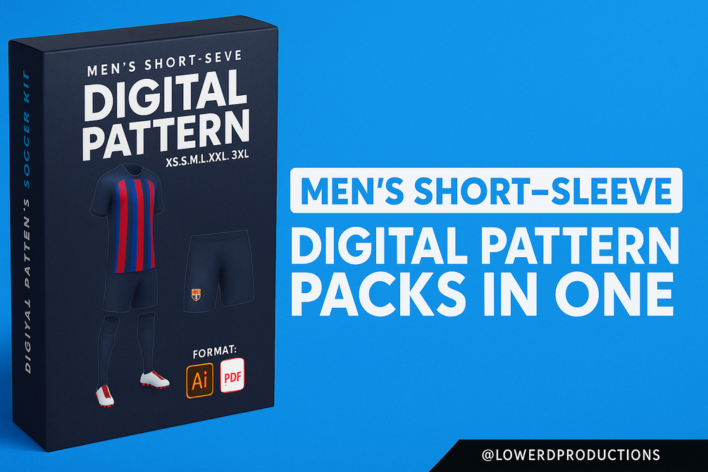 Men’s - Soccer Uniforms - Short and Jersey - Digital Pattern | Hombres ...