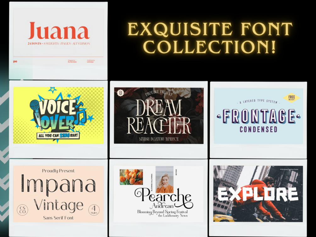Exquisite Font Collection!