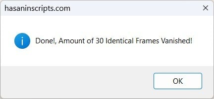 Identical Frames Vanisher v1.0