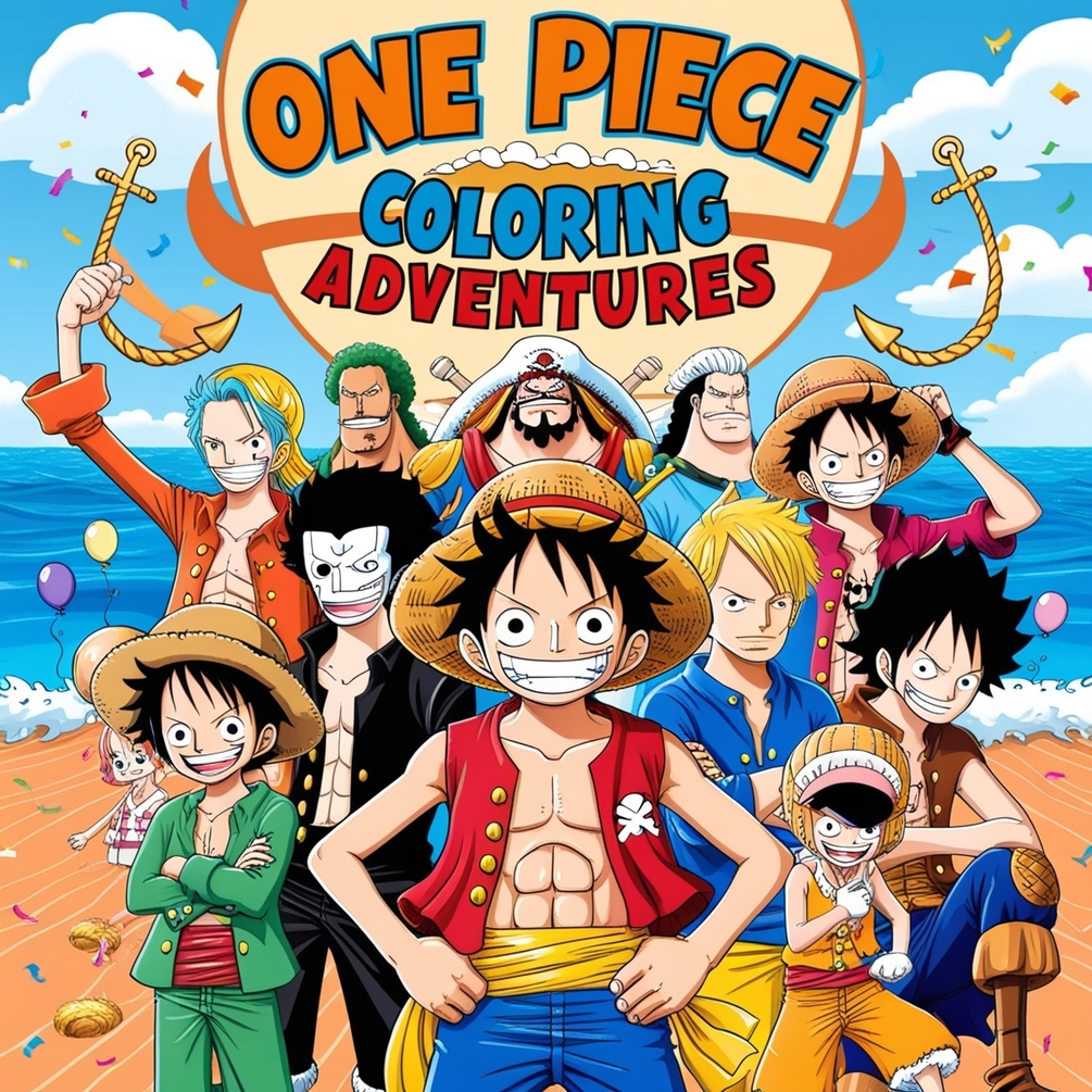 One Piece coloring book