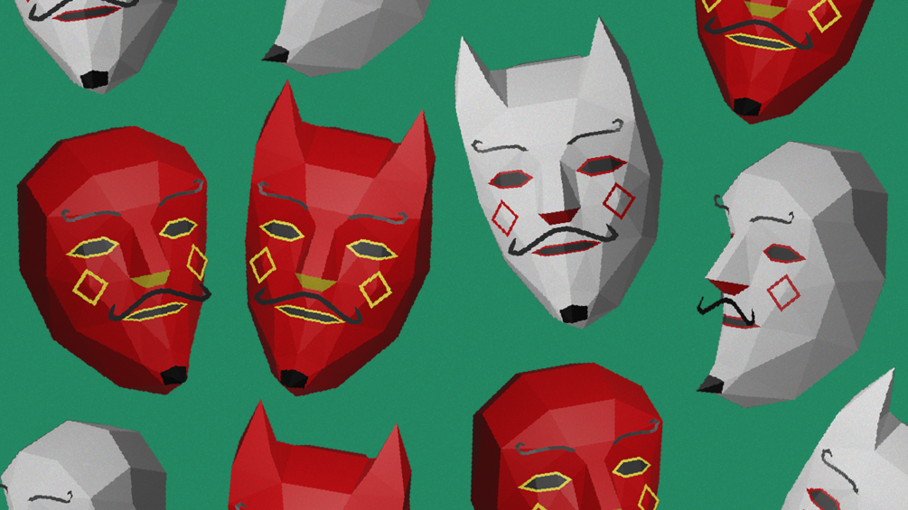 Devil Mask Lowpoly by IcosferaStudio