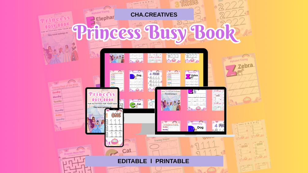 Princess Theme Busy Book