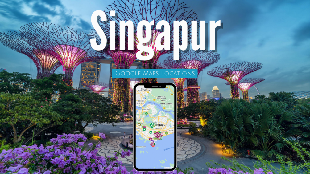 Google Maps Pins Singapur (🇩🇪)