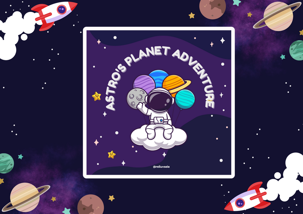 Astro's Planet Adventure - Learning Book for Kids