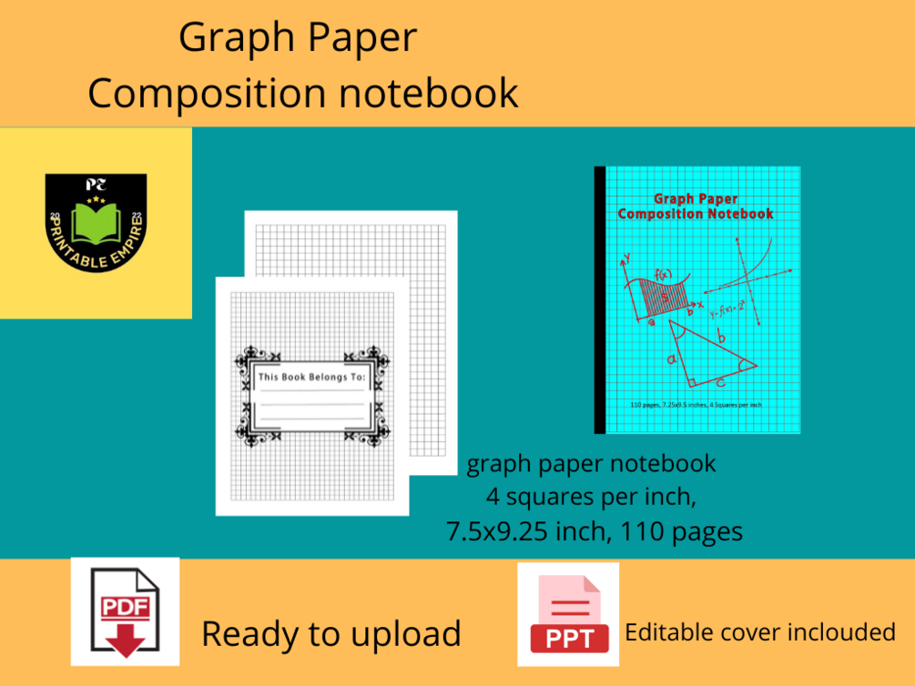 Graph Paper Composition Notebook