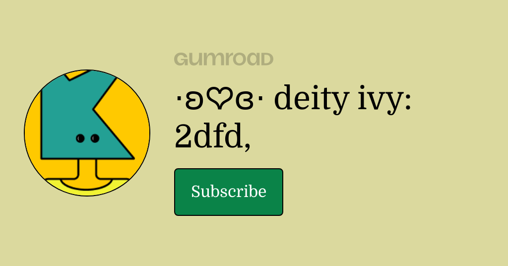 ⋅ʚ♡ɞ⋅ deity ivy: 2dfd,