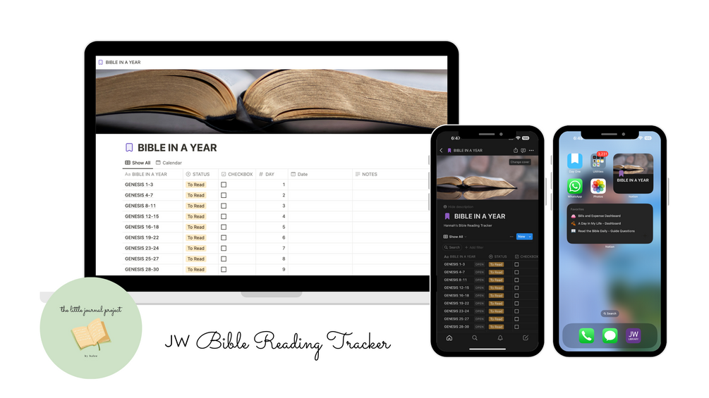 Updated 2026: JW Bible Reading Tracker