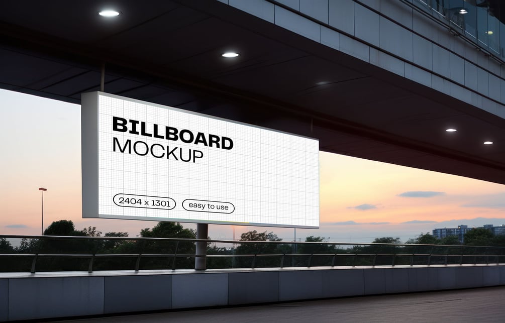 Urban Commercial Billboard Mockup / #199