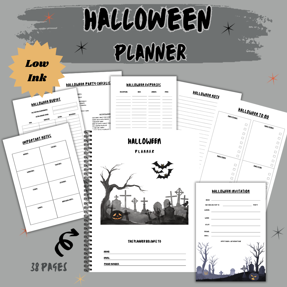 Halloween Planner