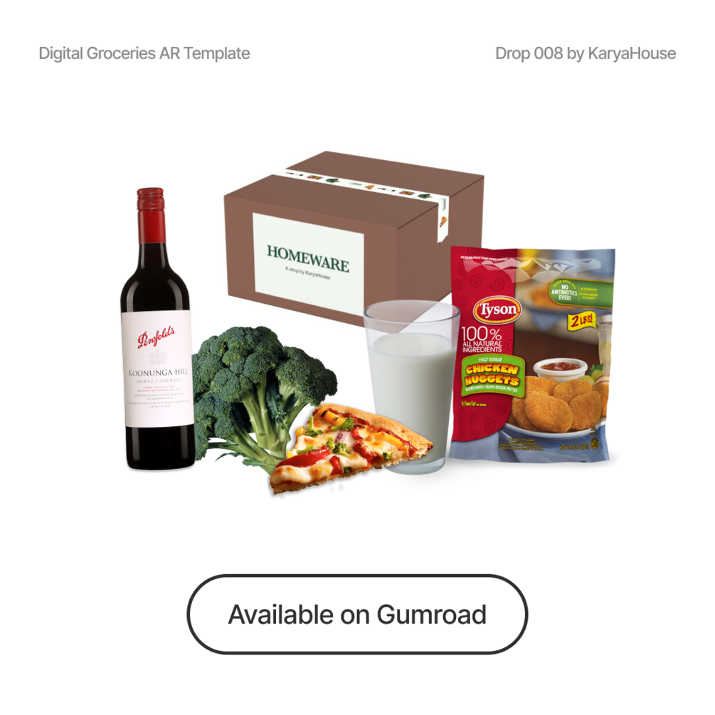 Augmented Groceries AR Template