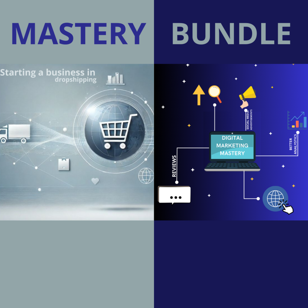 Digital marketing & Dropshipping mastery bundle