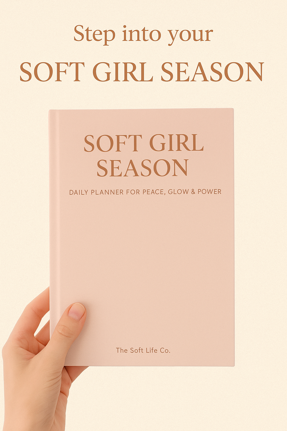 Soft Girl Season Daily Planner – Digital Download (A4 + Mobile-Friendly)
