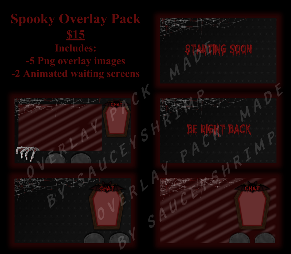 Spooky Overlay Pack