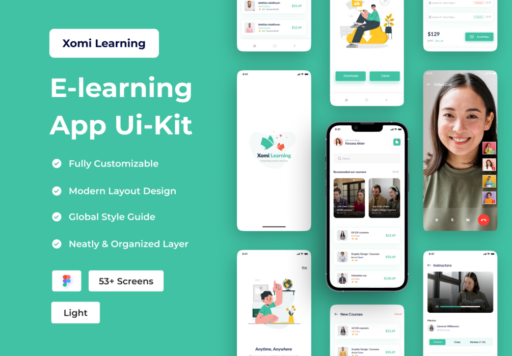 E-learning App Ui-Kit
