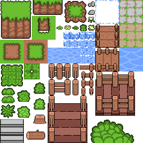 Pixel Ground Tileset - 2D RPG Terrain Pack