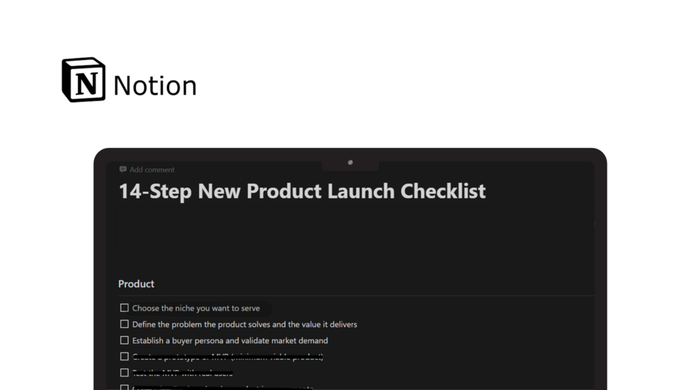 14-Step New Product Launch Checklist