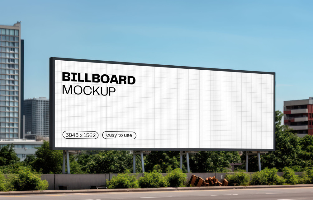 Urban Commercial Billboard Mockup / #296