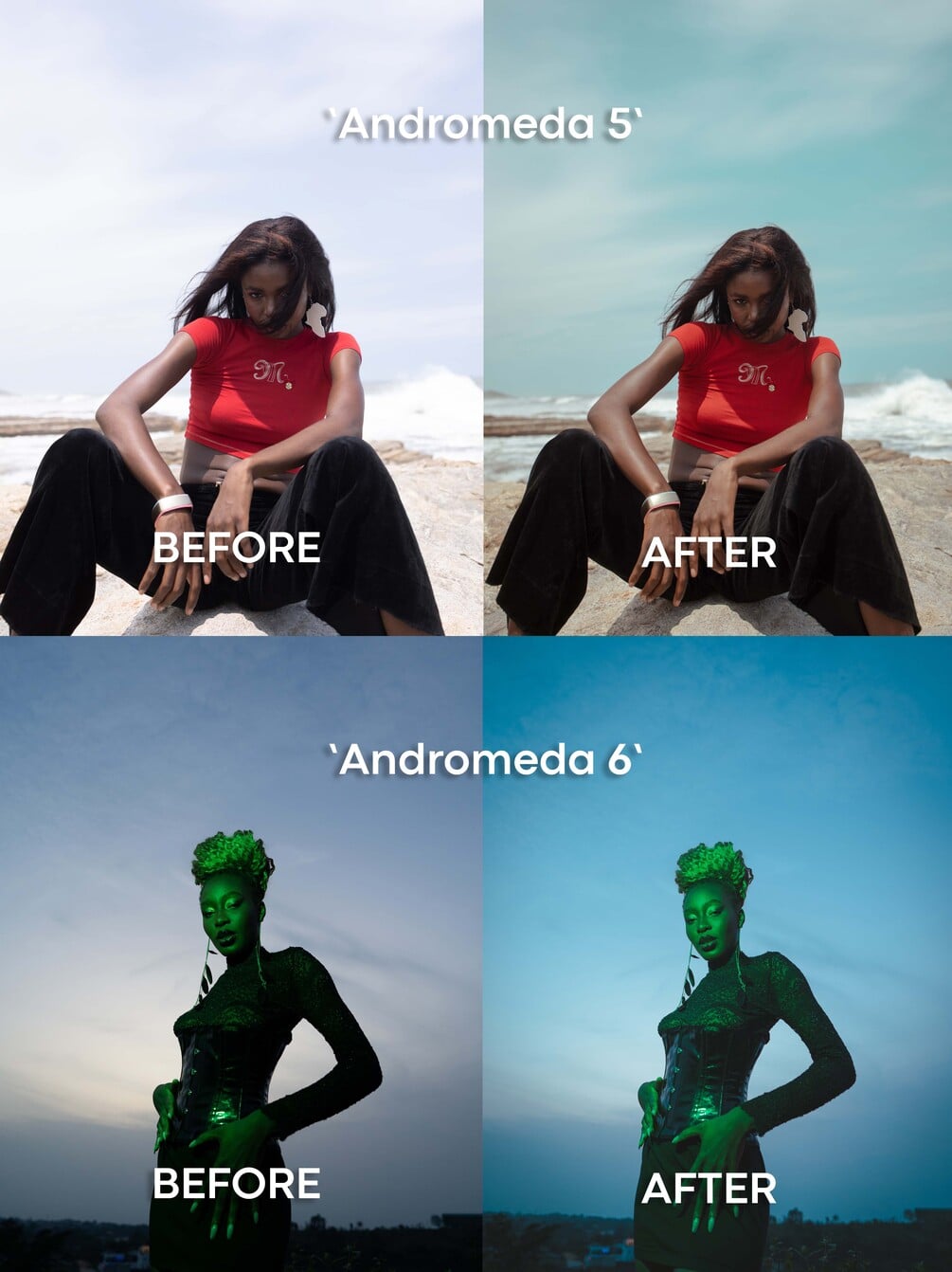 30 Lightroom Presets For Mobile & Desktop | Andromeda Preset Pack