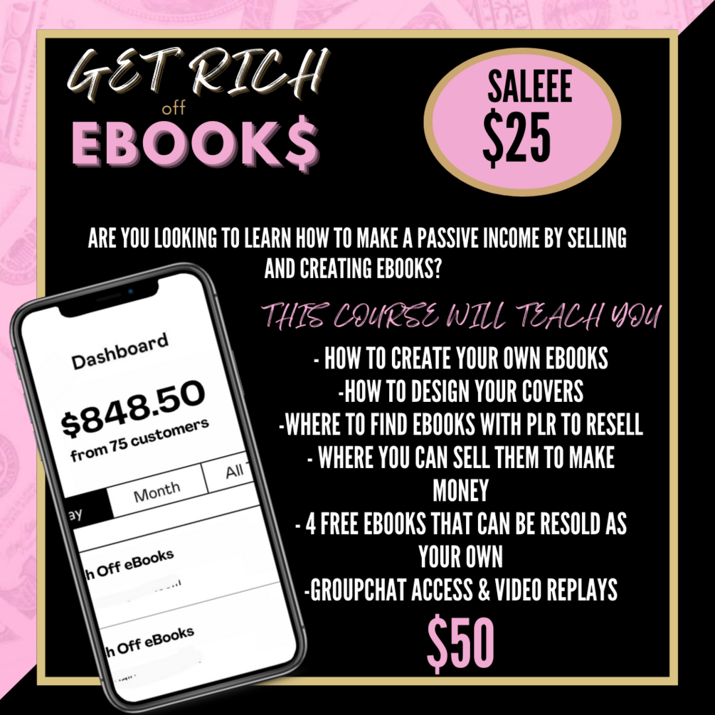 Get Rich off Ebooks Course