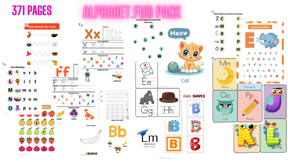 Alphabet fun Pack
