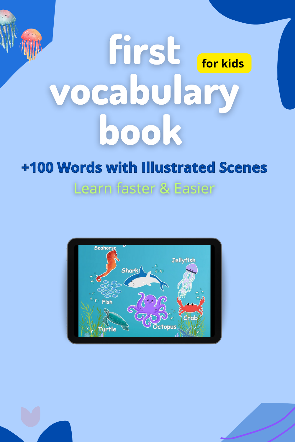 Your First Words – A Fun Illustrated Vocabulary eBook for Kids