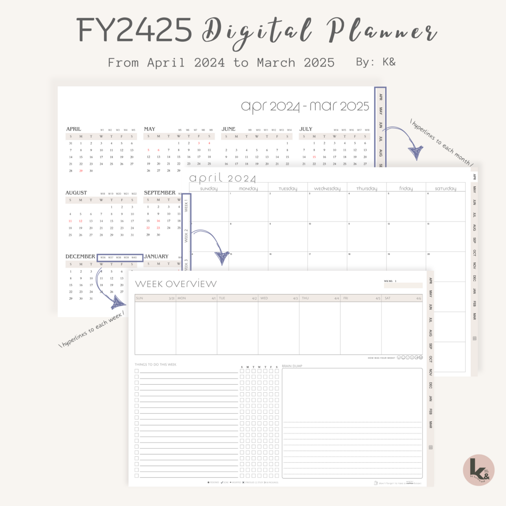 FY2425 Digital Planner