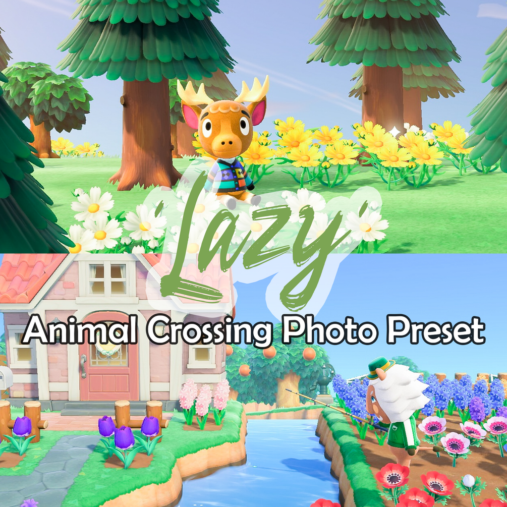 'Lazy' Animal Crossing Preset for Lightroom App