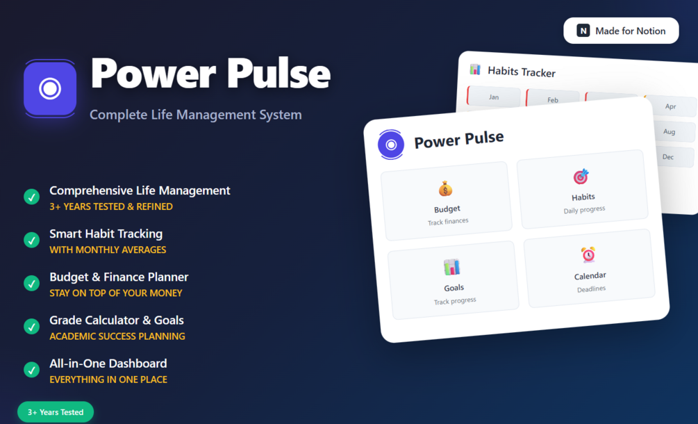 Power Pulse - Your Complete Life Management System