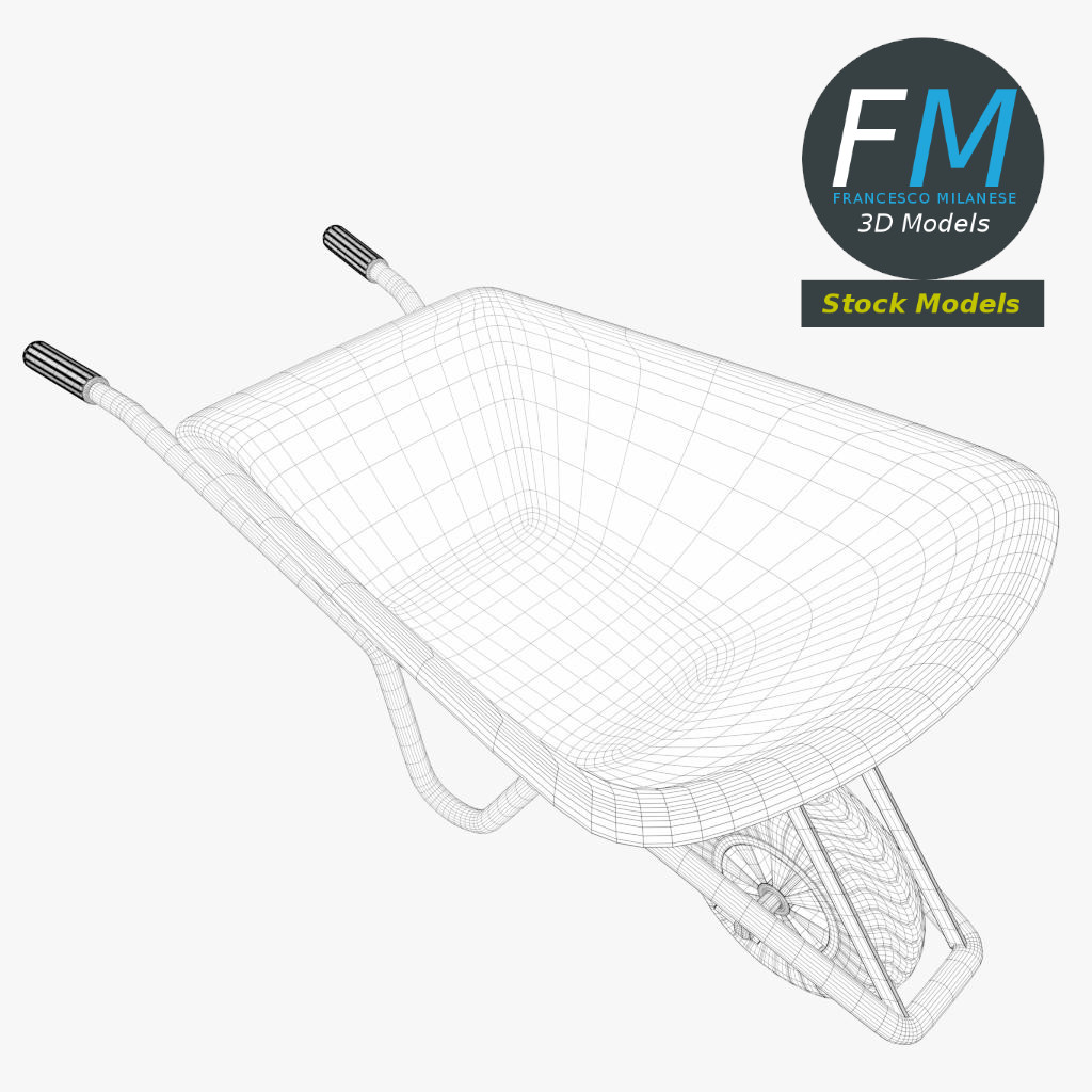 3D MODEL - Wheelbarrow 2