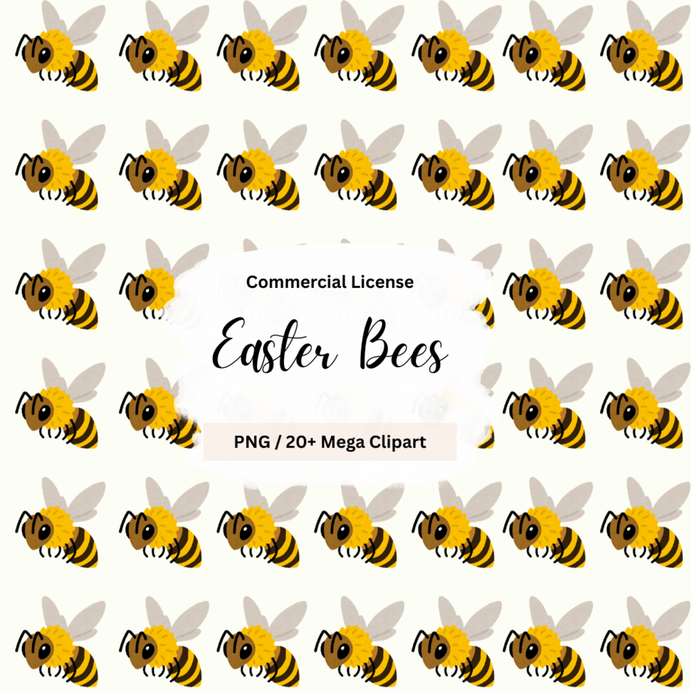 Little bee Clipart, watercolor illustration, party supplies, Instant ...