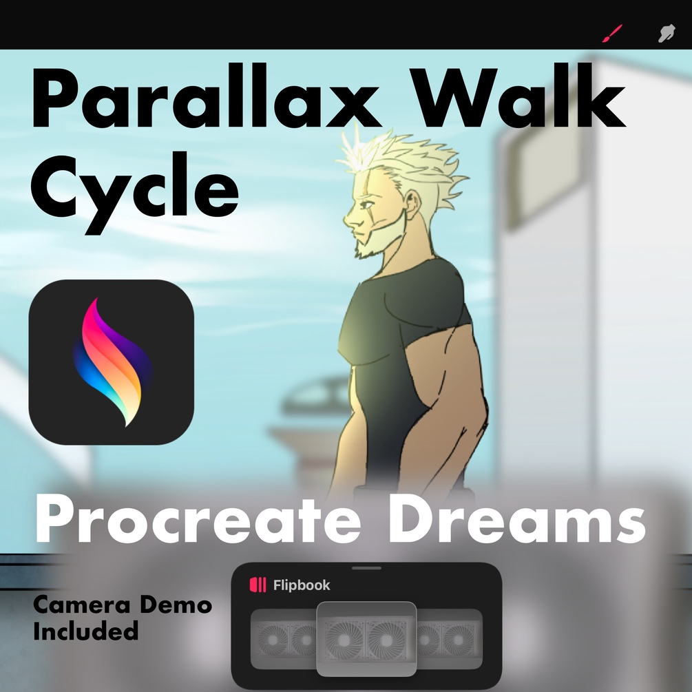 Procreate Dreams Parallax & Camera Demo