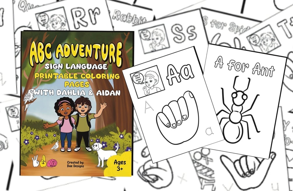 ABC Adventure Printable Coloring Pages