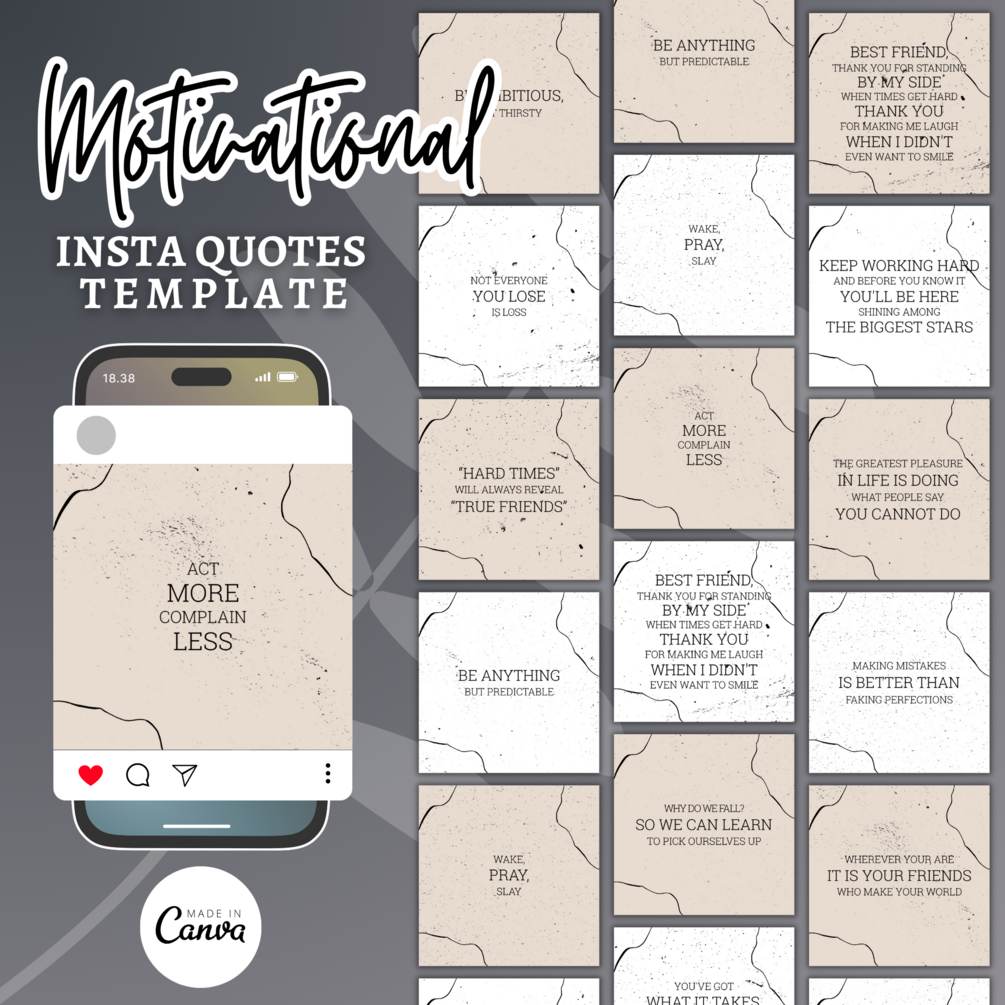 Motivational Instagram Quotes Templates | Canva Instagram Quotes ...