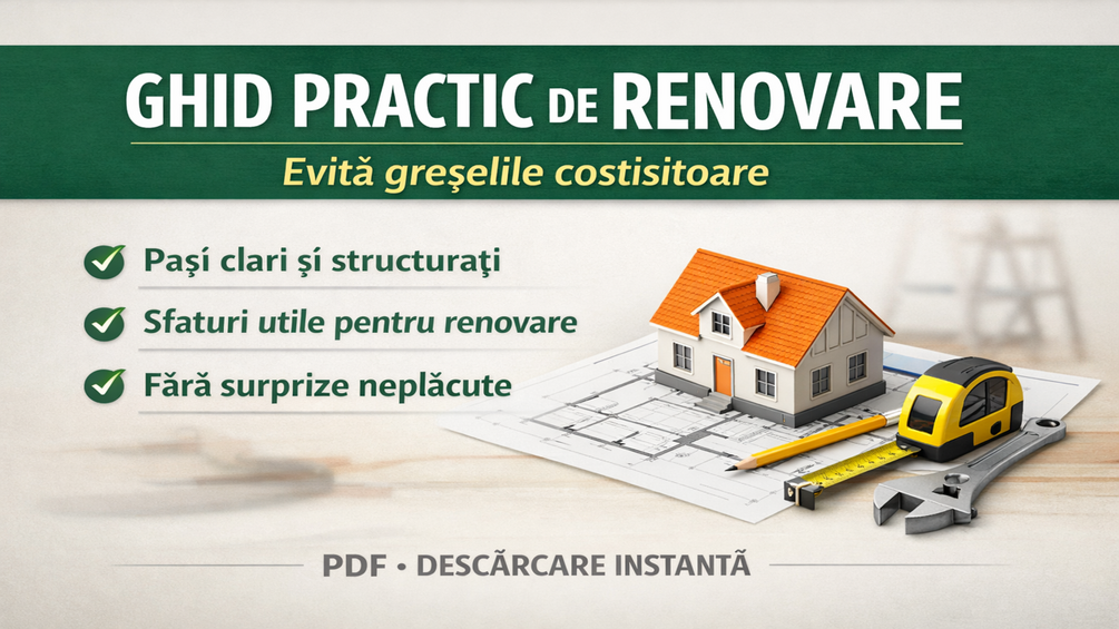 Ghid practic de renovare – Cum eviți greșelile costisitoare