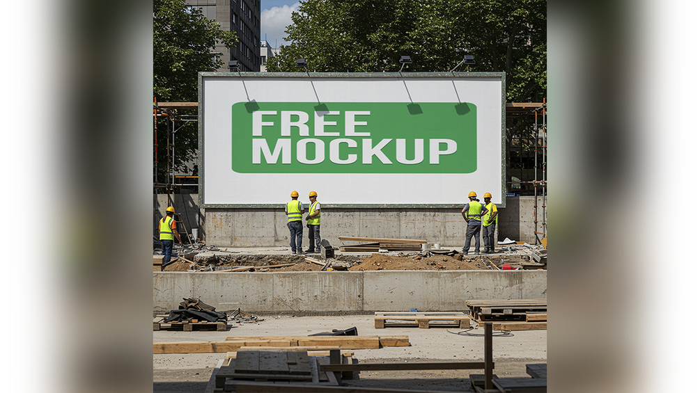 Urban Billboard Mockup – Easy Online Editor