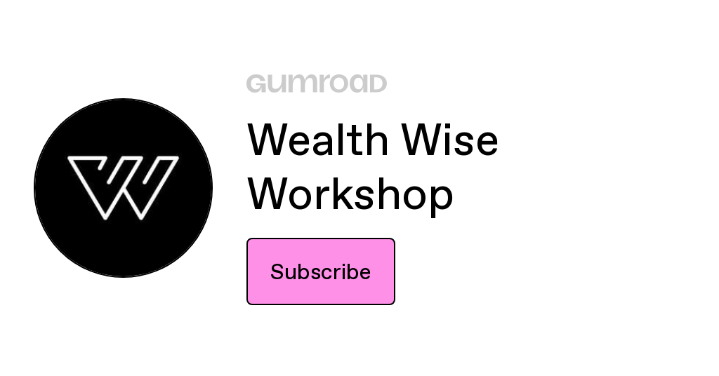 Wealth Wise Workshop