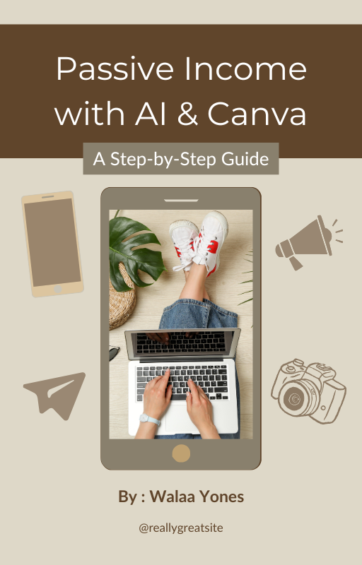 Passive Income with AI & Canva (step by step guide) ebook