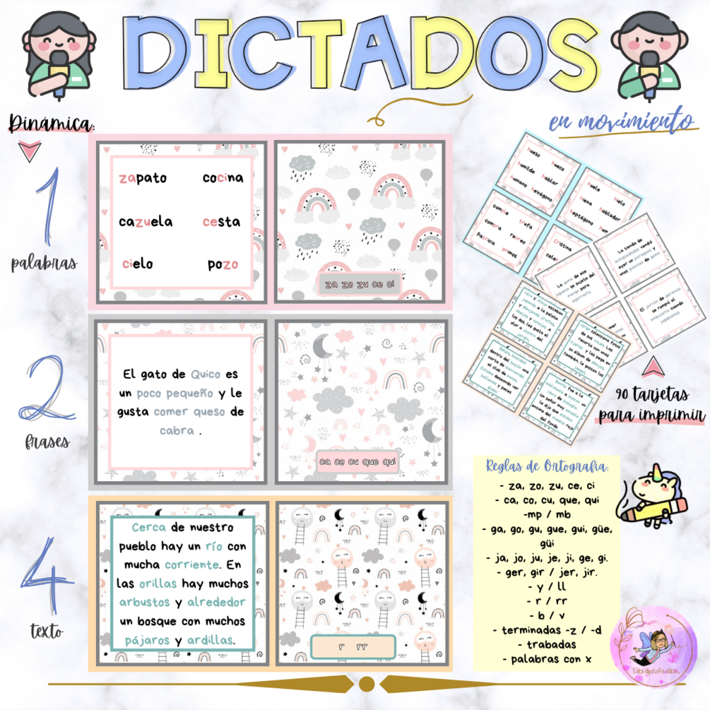 DICTADOS EN MOVIMIENTO